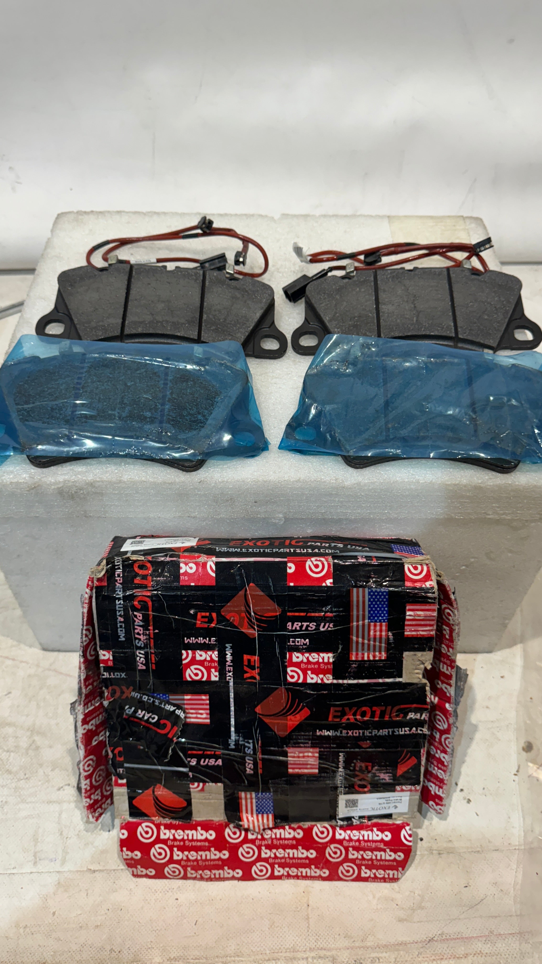 Ferrari 488, F12 and 812 Rear brake pad set, Part number: 70003759, 70