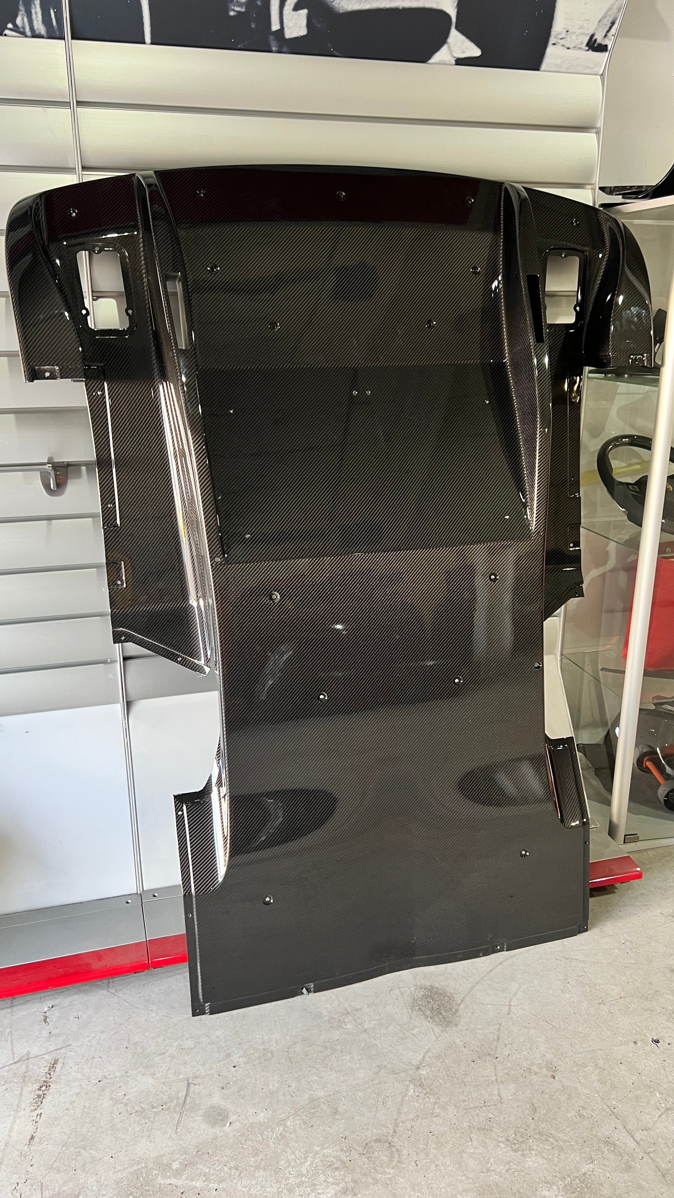 Porsche Carrera GT Rear Diffuser Carbon fiber, OEM, Part number: 98050