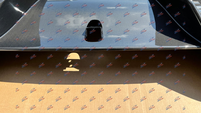 Ferrari 296 GTB Rear diffuser carbon for camera, OEM , Part number: 88