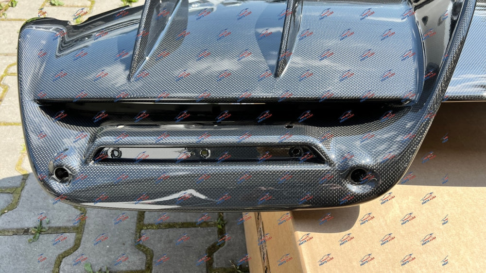 Ferrari 296 GTB Rear diffuser carbon for camera, OEM , Part number: 88