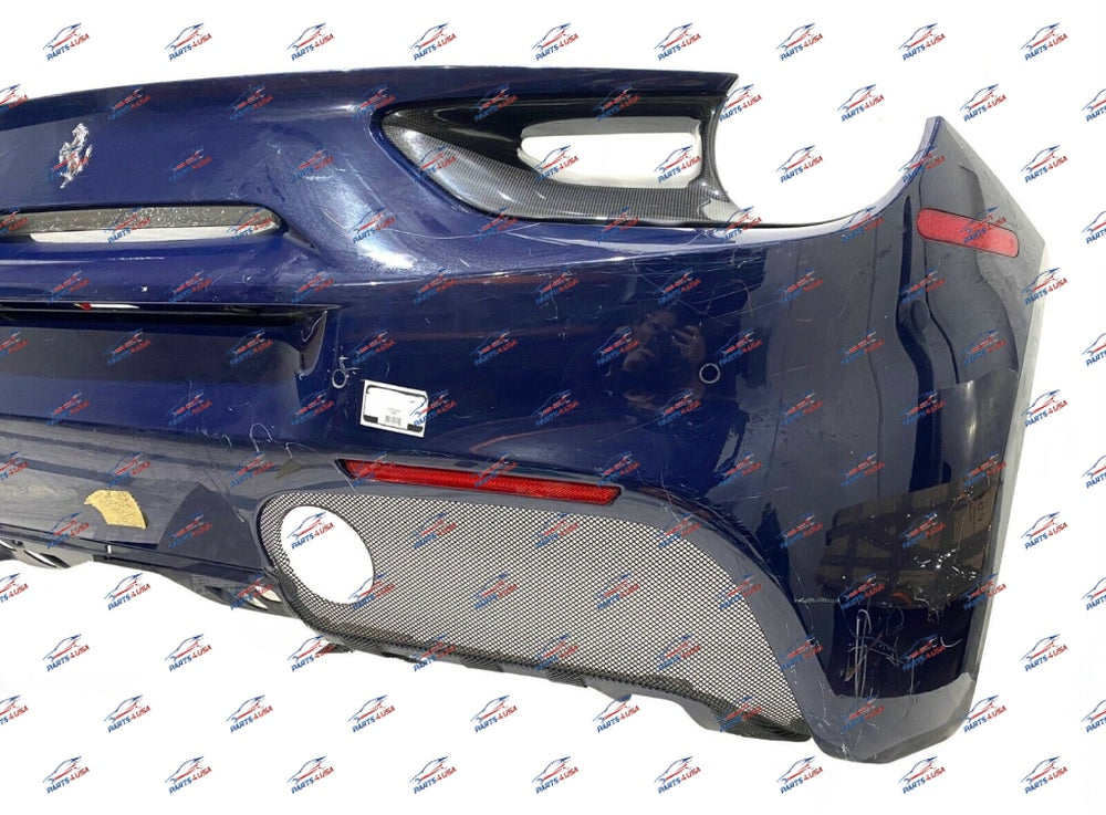 Ferrari 488 GTB rear bumper complete with carbon trim, Part number: 86