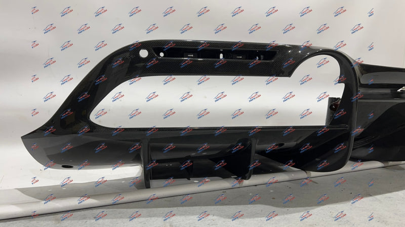 Ferrari F8 Tributo Rear bumper with CARBON Rear diffuser, Part number: