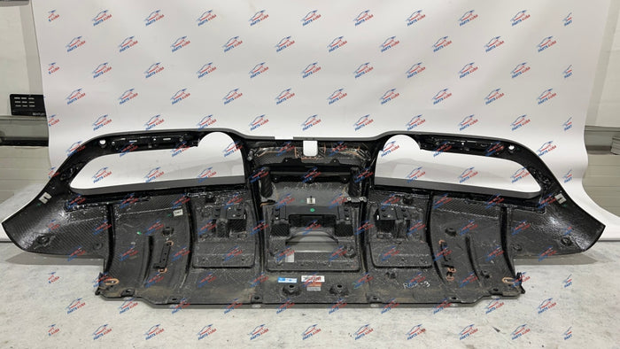 Ferrari F8 Tributo Rear bumper with CARBON Rear diffuser, Part number: