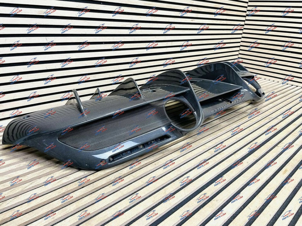 Ferrari F8 Tributo / Spider rear diffuser carbon, OEM, Part number: 92