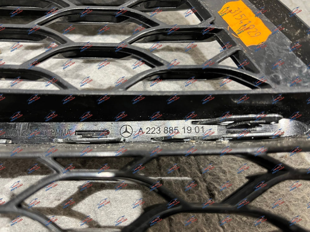 Mercedes Benz S Class W223 Front bumper Grill Set, OEM, Part number: A