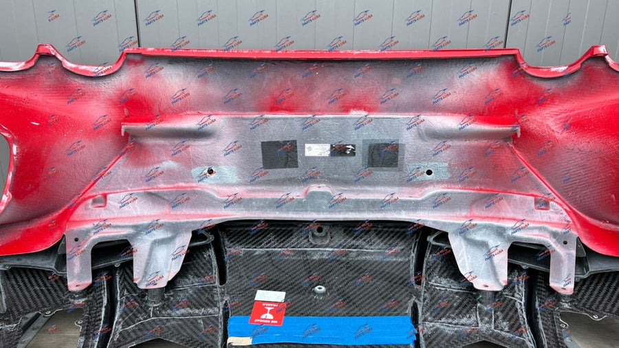 Ferrari 812 Competizione Rear bumper with diffuser carbon, Part number