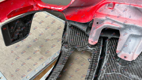 Ferrari 812 Competizione Rear bumper with diffuser carbon, Part number