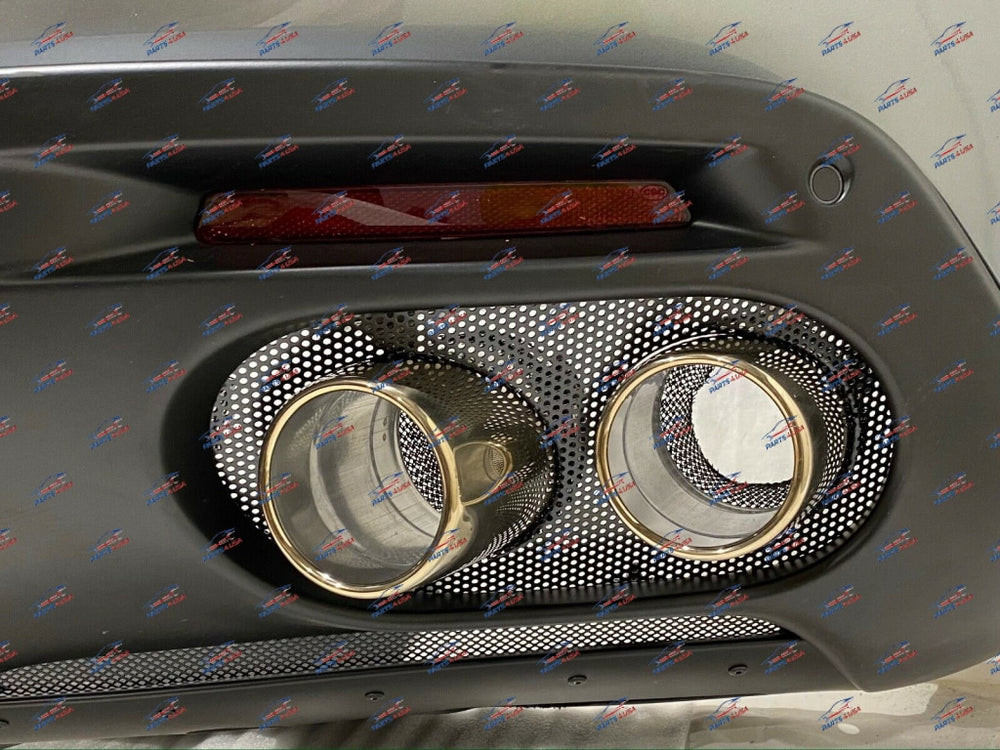 Ferrari ROMA rear bumper US spec complete with gold tips, Part number: