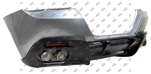 Ferrari ROMA rear bumper US spec complete with gold tips, Part number: