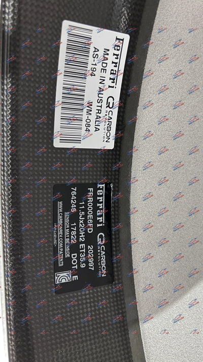 Ferrari SF90 Stradale Carbon fiber wheels set, OEM, Part number: 76424