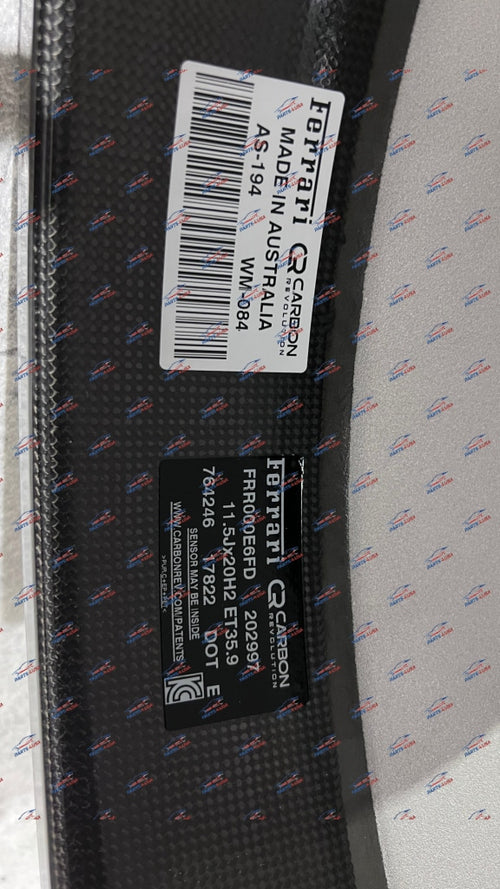 Ferrari SF90 Stradale Carbon fiber wheels set, OEM, Part number: 76424