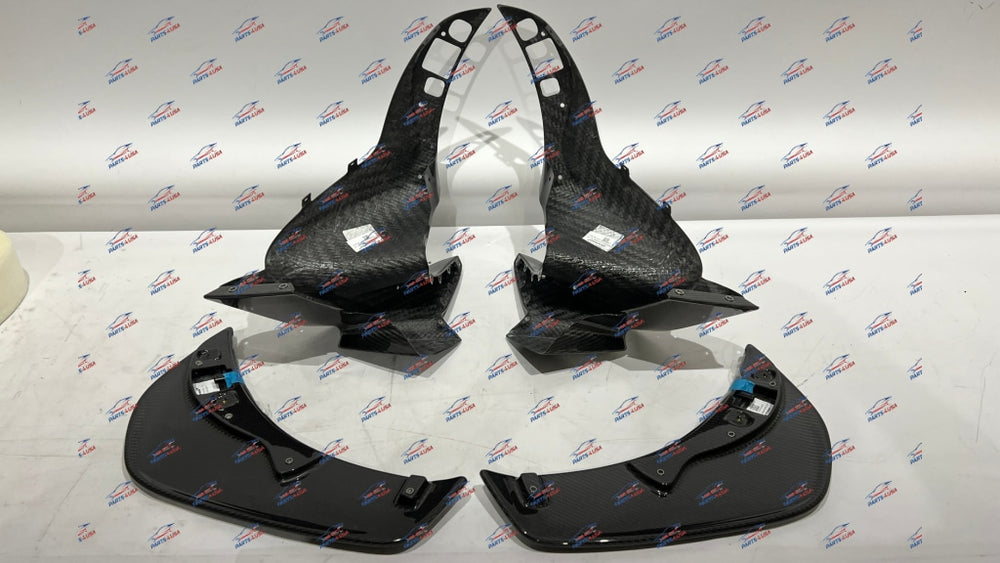 McLaren 765LT MSO Side blade rear bumper L + R Carbon, OEM Part