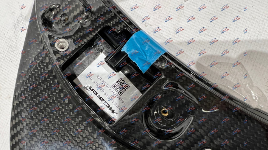 McLaren 765LT Side blade rear bumper L + R Carbon, OEM Part