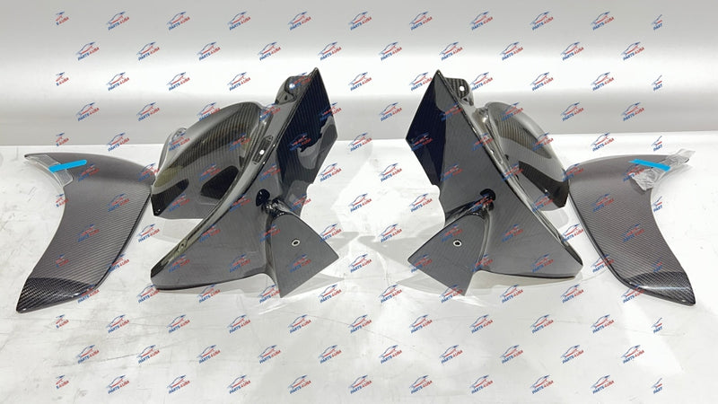McLaren 765LT Side blade rear bumper L + R Carbon, OEM Part