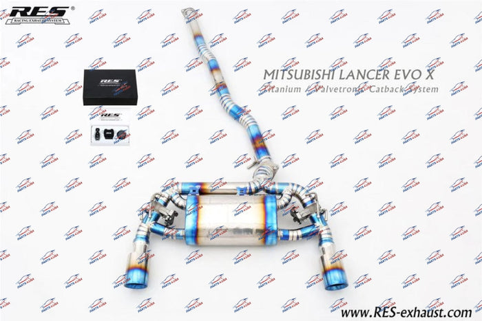 RES Exhaust Lancer Evolution 2.0, Exhaust System